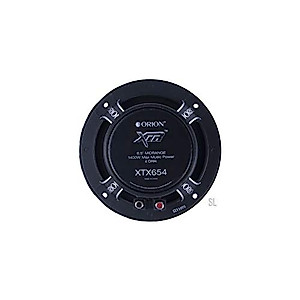 Orion XTX654 6.5” 4 OHM Series XTR Midrange Ferrite Magnet 350 Watts RMS 1400 Max Music Power Set of 2 Speakers