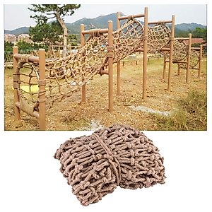 Climbing Net for Kids, Treehouse Safety Net Child Swing Fence Netting Rope Ladder Truck Trailer Heavy Duty Cargo Net Balcony Stair Playground Protection Net Grid 10cm (Size : 1 * 10m(3 * 33ft))