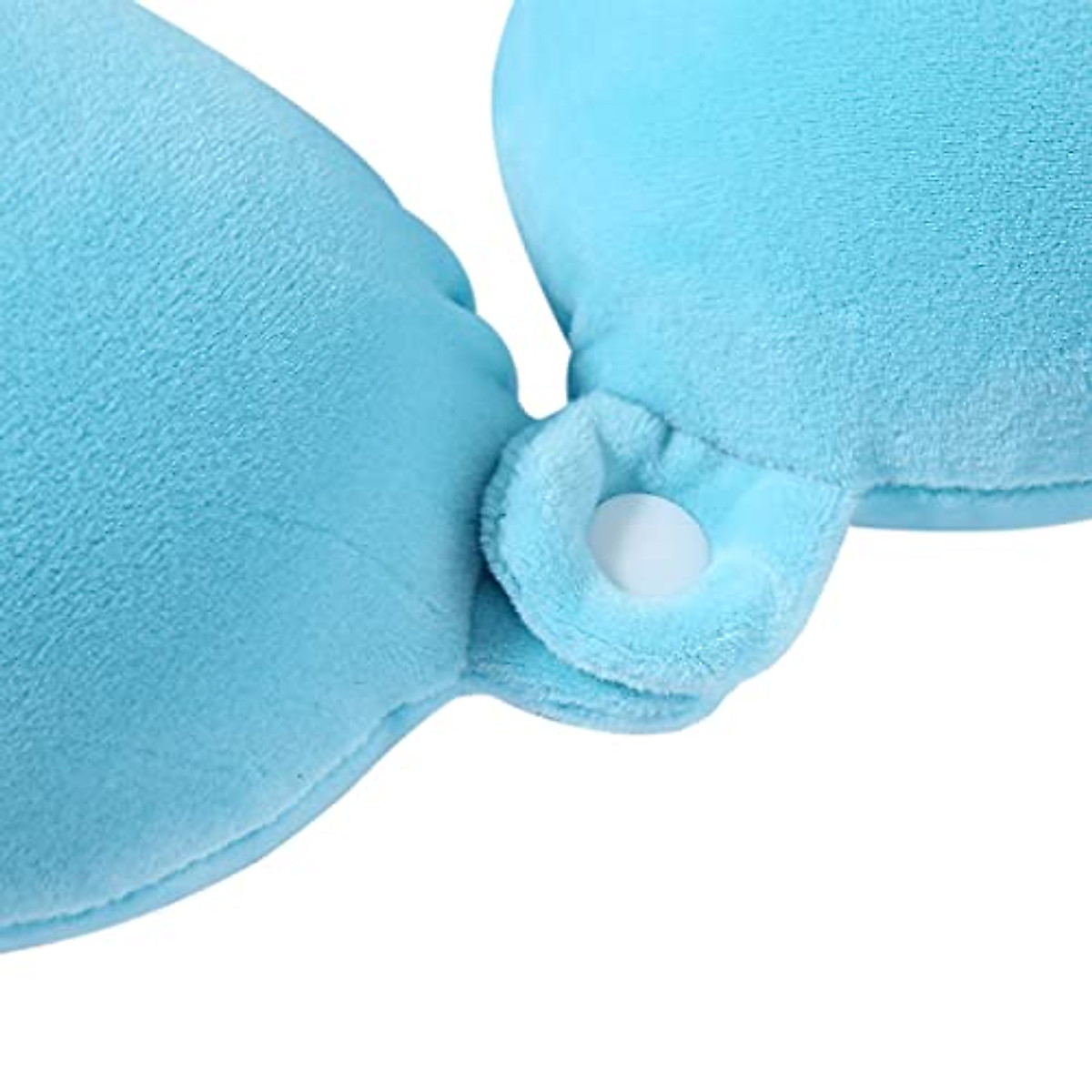 CHDN Travel Pillow Cute Comfortable&Washable Neck Pillow for Airplane Travel Office Sky Blue