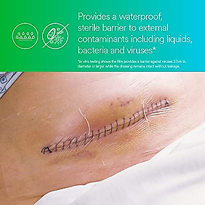 3M™ Tegaderm™ Transparent Film Dressing Frame Style, 1626, 4 in x 4-3/4 in (10 cm x 12 cm), 50/ct 4ct/Case