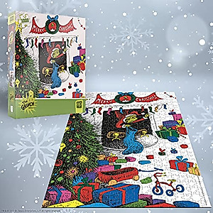 Dr. Seuss “Merry Grinchmas” 1000 Piece Jigsaw Puzzle | Collectible Puzzle Featuring The Grinch | Artwork Celebrating Classic Children's Book | Officially-Licensed Dr. Seuss Puzzle & Merchandise