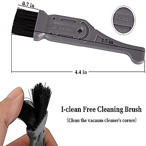 ICLEAN Blue Pure 411 Replacement Filter,Compatible with Blueair Filter Blue Pure 411,411+,411 Auto,Mini,Particle and Activated Carbon, 2-Pack