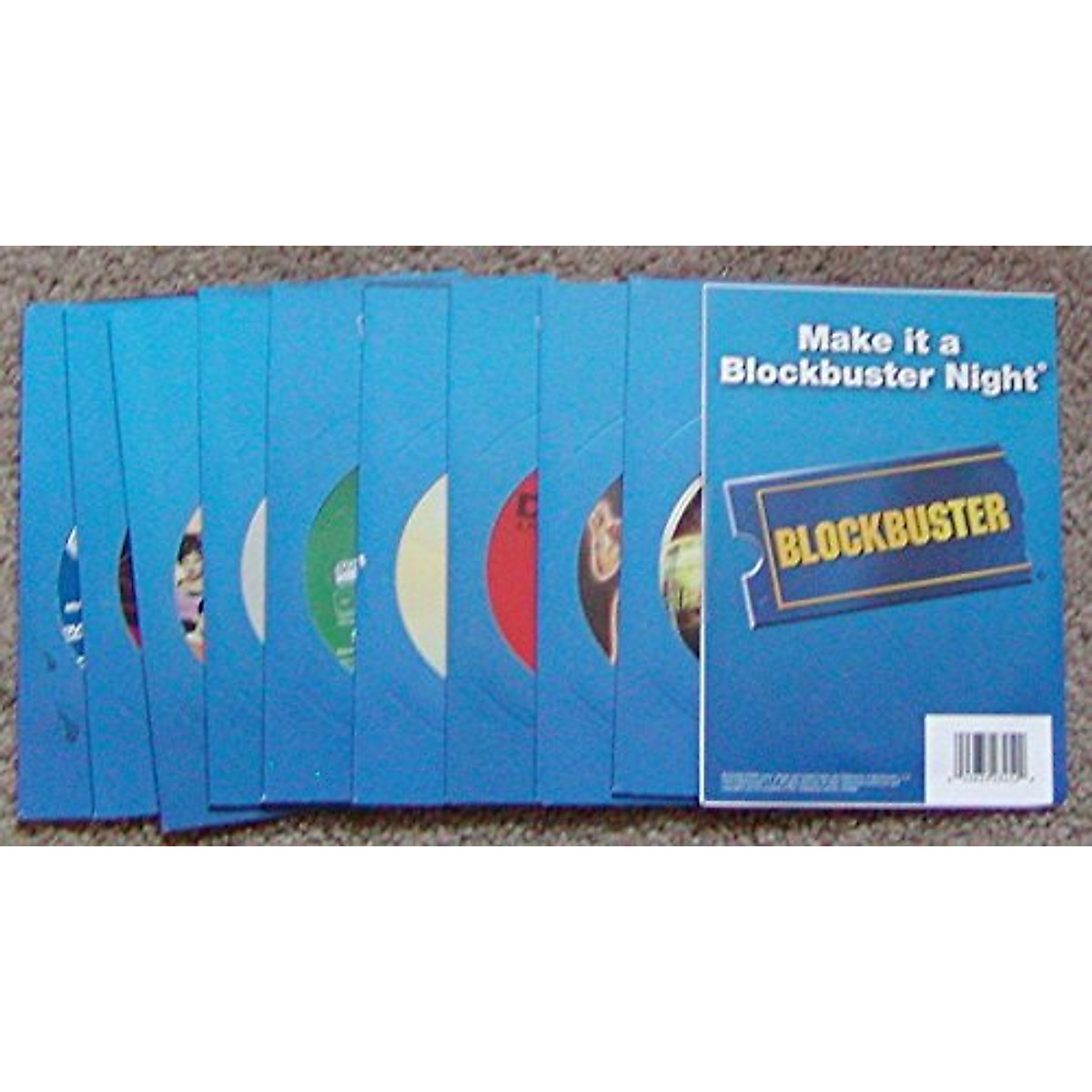 Lot of 10 Blockbuster DVDs Action Drama Comedy Romance & More Assorted Titles