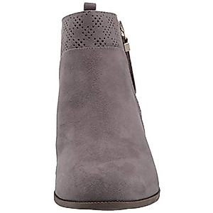 Dr. Scholl's Shoes womens Brianna Ankle Boot, Dark Shadow Grey Microfiber, 7.5 US