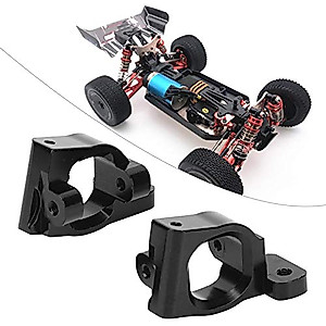 Tbest 1Pair Front C Seat, Front C Seat 1/14 Remote Control Car Upgrade Metal Parts Fit for WLtoys 144001(Black) Car Model Accessory