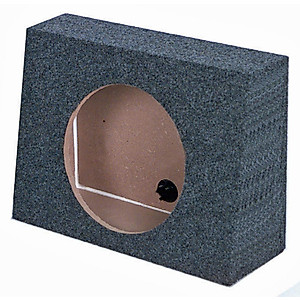 QPower QTW12 Single 12" Sealed Car Audio Subwoofer Sub Box Enclosures, Pair