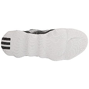 adidas Women's Exhibit B Mid Basketball Shoe, Grey/White/Black, 8