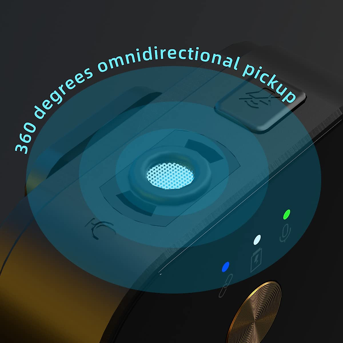 HiBy MC1 Wireless Microphone for PC/Tablet/Camcorder/Camera/Smartphone 1TX +1RX (SV)