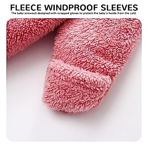 Baby Girls Snowsuit Infant Bear Snow Suits For Toddler Clothes 6-9 Months Coat