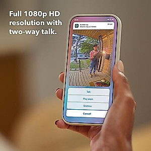 ecobee Smart Video Doorbell Camera (Wired) - with Industry Leading HD Camera, Smart Security, Night Vision, Person and Package Sensors, 2-Way Talk, and Video & Snapshot Recording