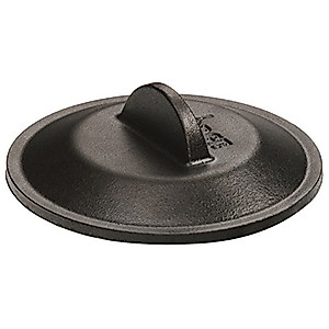 Lodge Cookware Cover, Cast Iron, 5 inch, Black
