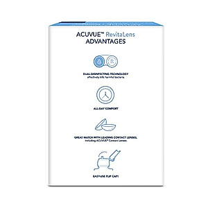 ACUVUE RevitaLens Multi-Purpose Disinfecting Solution, 2 x 10 oz. Twin Pack