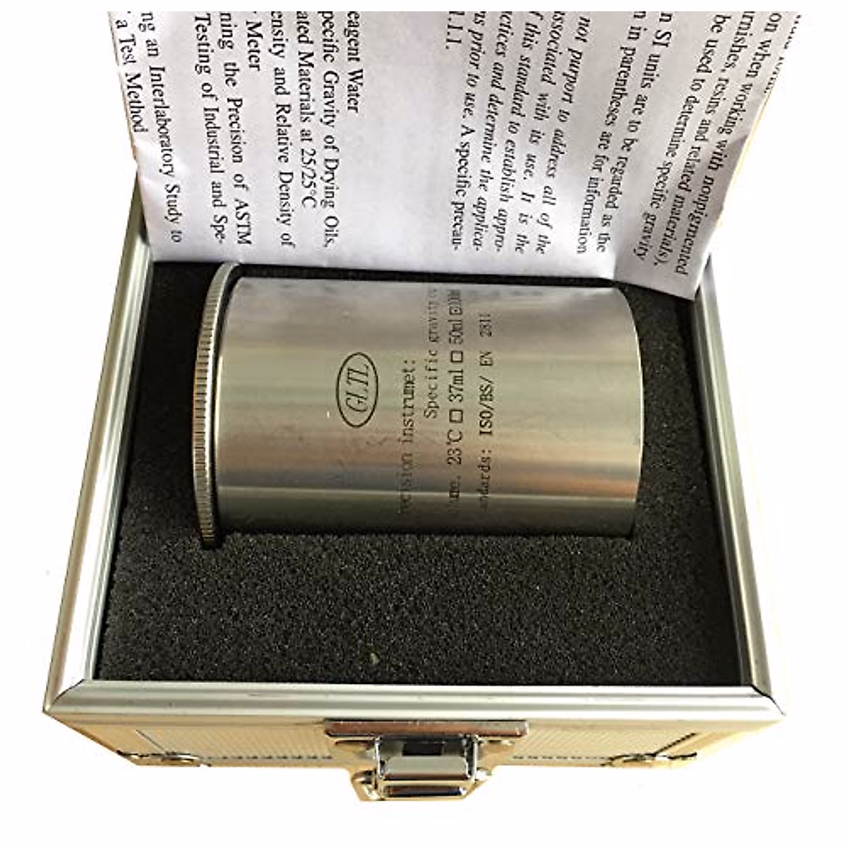 GLTL Optional Paint Density Specific Gravity Cups Stainless Steel (100ml)