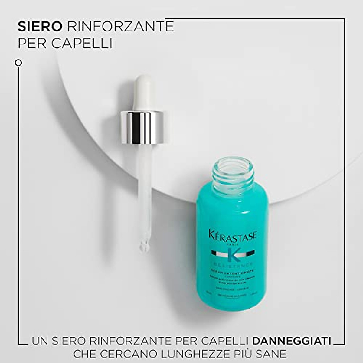 Kerastase Resistance Extentioniste Scalp & Hair Serum | Energizing Leave-In Serum | Soothing Texture | Stimulates & Protect the Scalp for Healthy Hair | With Ceramides | For All Hair Types | 1.7 Fl Oz