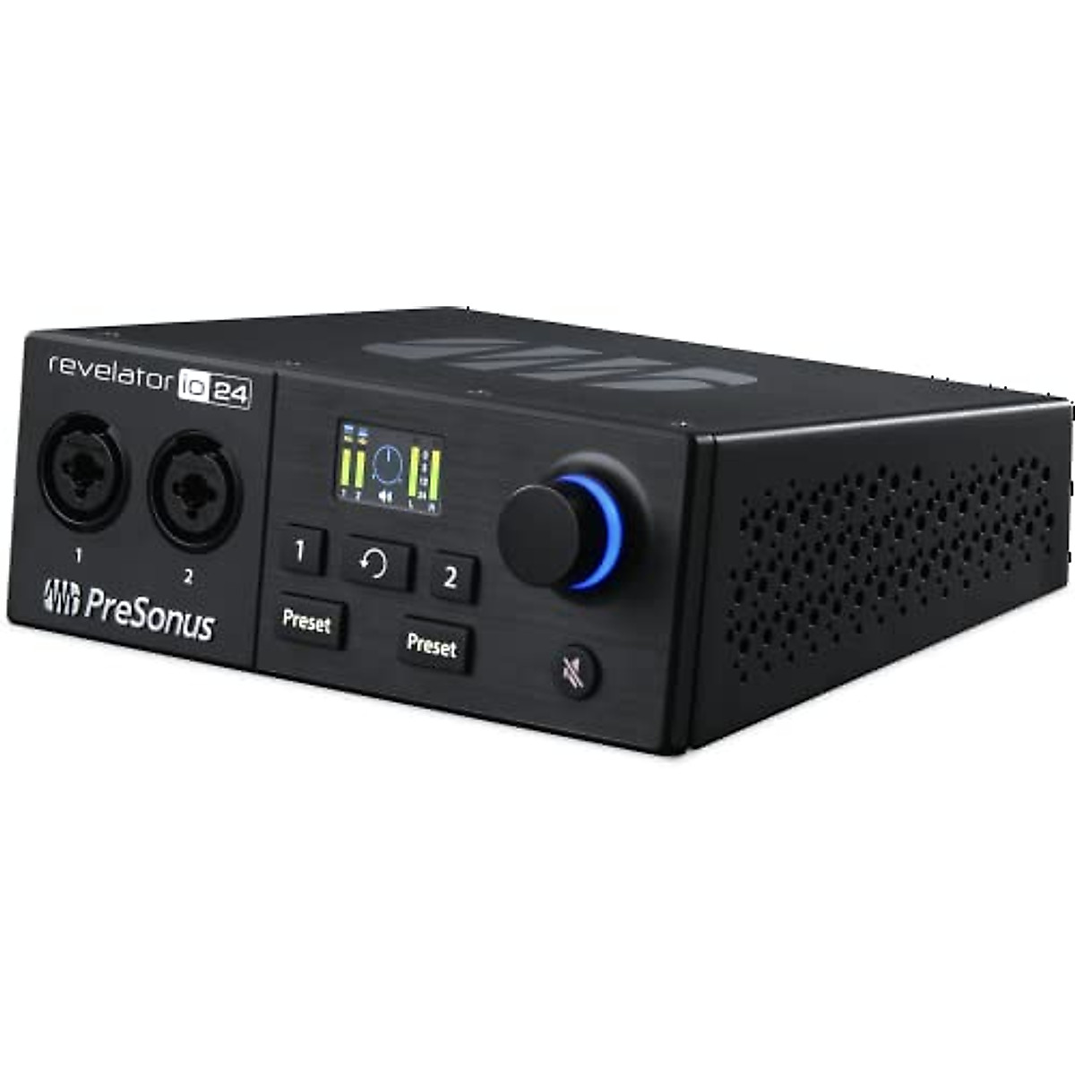 PreSonus Revelator io24 USB-C Compatible Audio Interface with Integrated Loopback Mixer and Effects for Streaming, Podcasting, and More