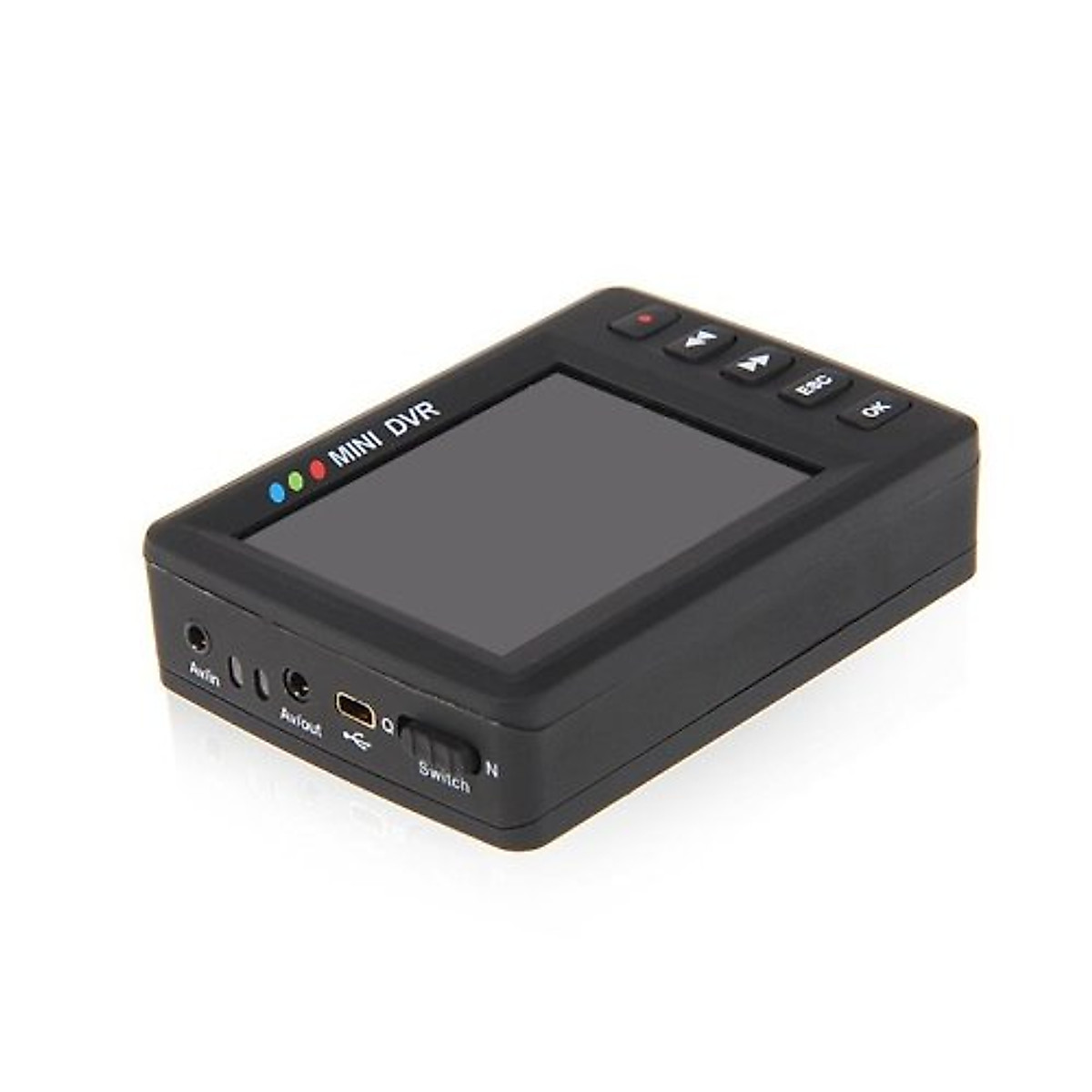 Toworld18 2.5" LCD Angel Eye Portable Mini Video Recording System Button DVR Video Recorder Camera KS-650M