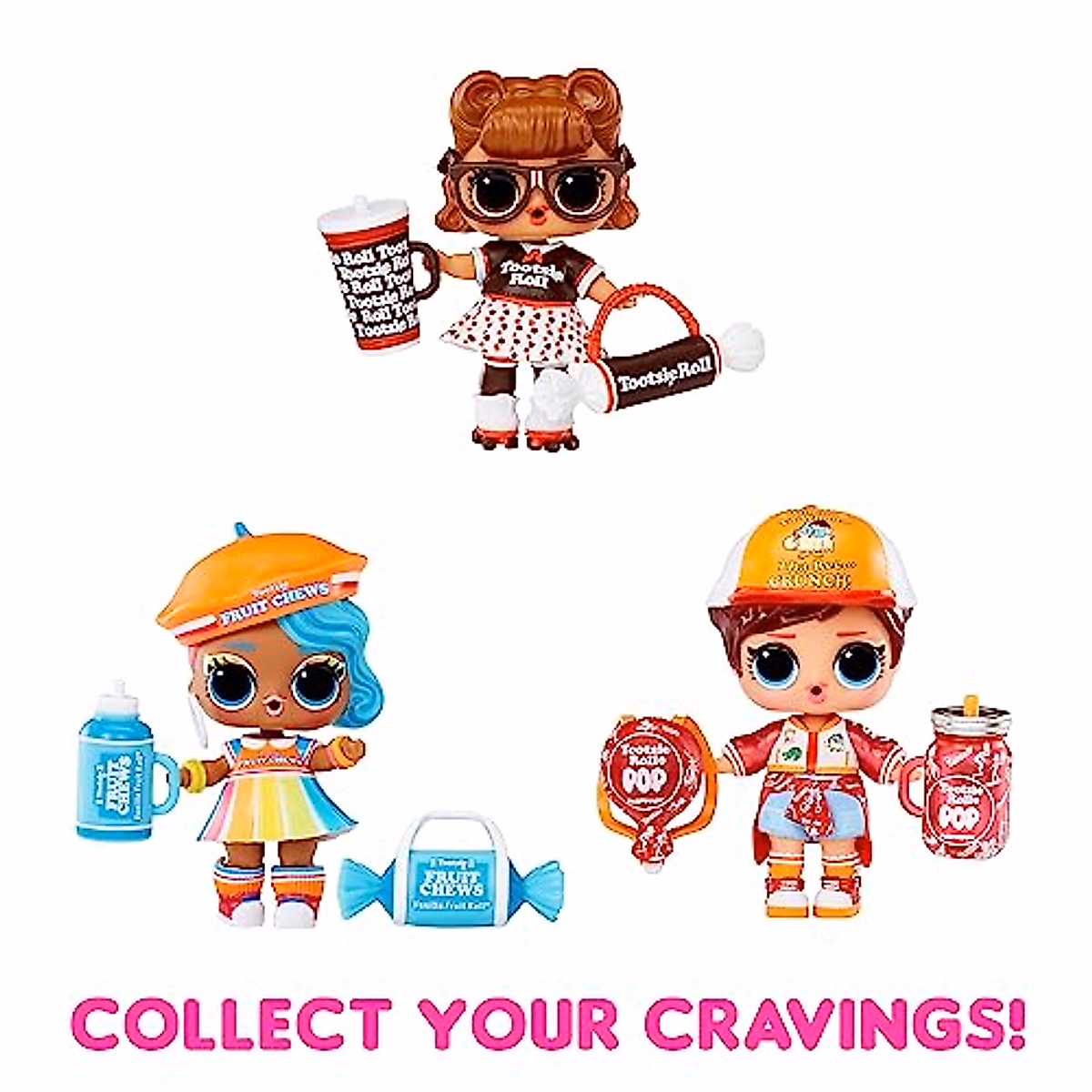L.O.L. Surprise! Loves Mini Sweets S3 Deluxe- Tootsie- with 3 Dolls, Accessories, Limited Edition Dolls, Candy Theme, Tootsie Theme, Collectible Dolls- Great Gift for Girls Age 4+