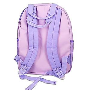 Disney Frozen Backpack for Girls - Bundle with Elsa and Anna Reflective Backpack Including Frozen Stickers and More (Girls Backpack Elementary School)