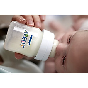 Philips Avent Anti-colic Baby Bottles Clear, 4oz, 3 Piece