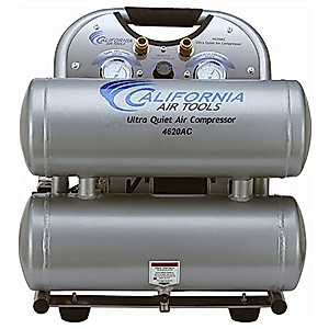 CALIFORNIA AIR TOOLS CAT-4620AC 4GAL 2HP Twn Compressor, Silver