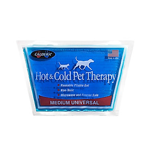 Caldera Pet Therapy Universal Wrap Carpal/Elbow with Gel, Medium, Black (PET205)