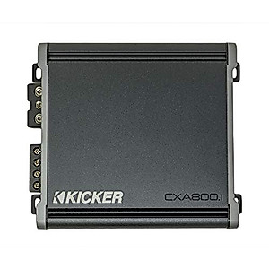 Kicker 46CXA8001 Car Audio Class D Amp Mono 1600W Peak Sub Amplifier CXA800.1 (Renewed)