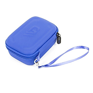 CASEMATIX Retro Handheld Game Console Case Compatible with HigoKids QS4 Portable Retro Video Game Player, Mademax RS-1 Gaming Console, E-MODS Arcade Pocket Player and More Up to 4.75", Blue Case Only