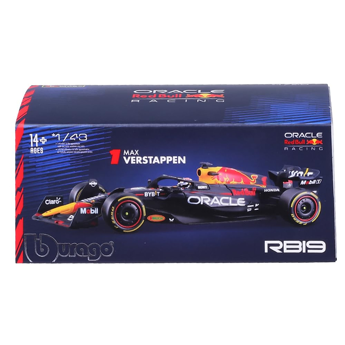Xiangtat Bburago 1:43 2023 F1 Red Bull RB19 No. #1 Max Verstappen Ferrari Mercedes Formula Racing Alloy Car Diecast Model (RB19 No.#1 W/Driver)