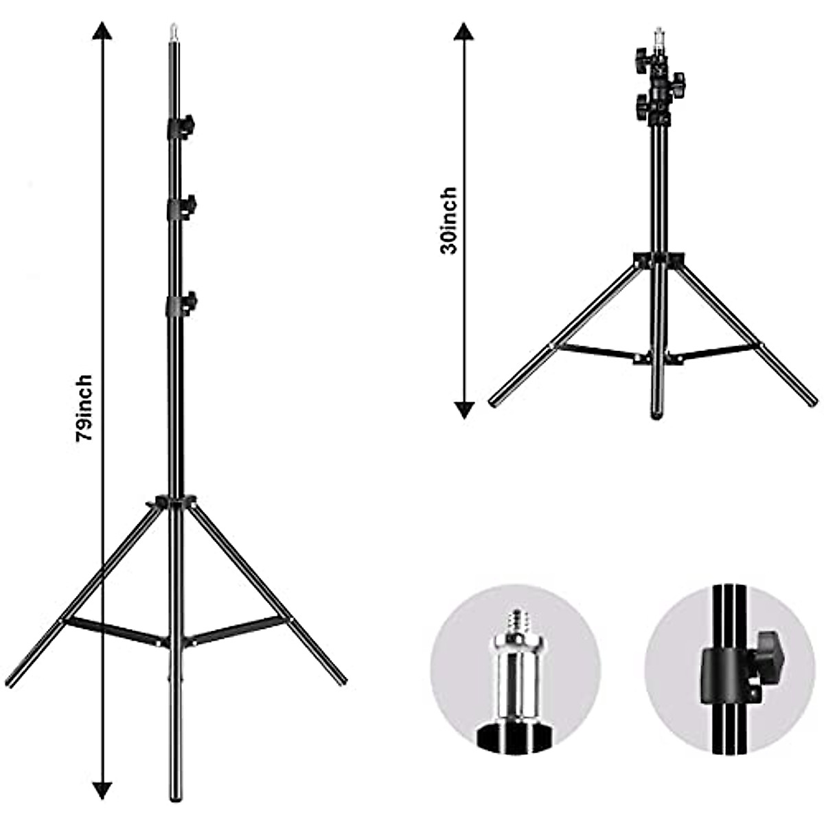 GVM 80W Softbox Lighting Kit with APP Control, Professional Studio Photography Lighting with Digital Display, LED Video Light Color Temperature 5600K and CRI 97+ for Portrait Product Fashion Shoot