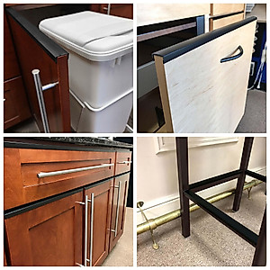 Outwater Plastics Black 3/4'' Styrene Plastic U-Channel/C-Channel 72 Inch Lengths (Pack of 10 Pieces, 60 feet Total)