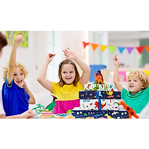 Titiweet Dinosaur Wrapping Paper for Boys Girls Kids - Dinosaur Gift Wrap, 12 Sheets Dino Wrapping Paper for Christmas Birthday Holiday, 20 x 28 Inches Per Sheet