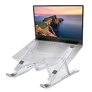 Adjustable Notebook Stand Holder for Desk, Laptop Stands for Reading Stand for Tablet and Book, Foldable and Space Saving Design