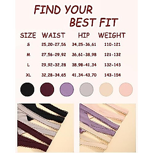 FINETOO Seamless Thongs for Women High Waisted Underwear G String Sexy Tangas Invisible Panties Lace Trim No Show 6 Pack S-XL