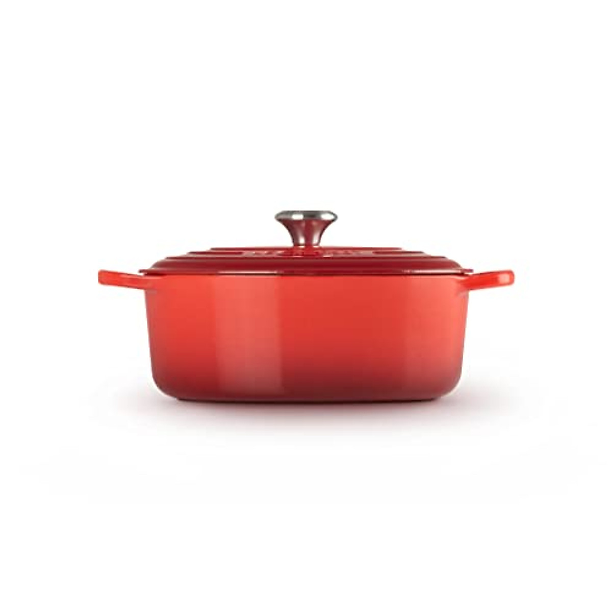 Le Creuset Enameled Cast Iron Signature Oval Dutch Oven, 5 qt. , Cerise