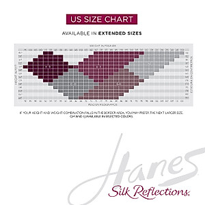 Hanes Silk Reflections Control Top Sheer Toe Silky Sheer Pantyhose, Barely There, Size CD (Pack of 1)