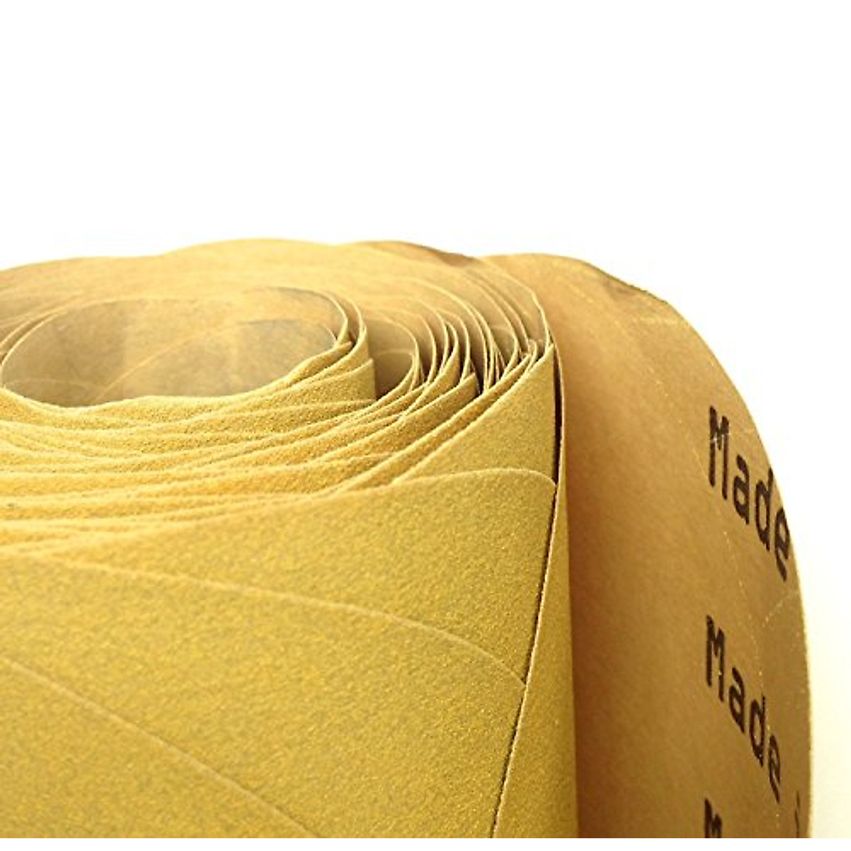 6" PSA Adhesive Sanding Disc Link Roll - Sandpaper Disk Roll (50 Pack, 40 Grit)