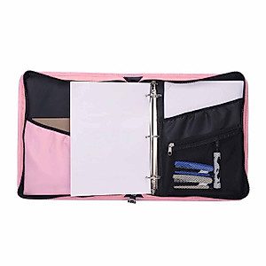 Vaultz Locking Zipper Binder, 2.28" x 11.22" x 14", Unicorn Pattern (VZ06022)