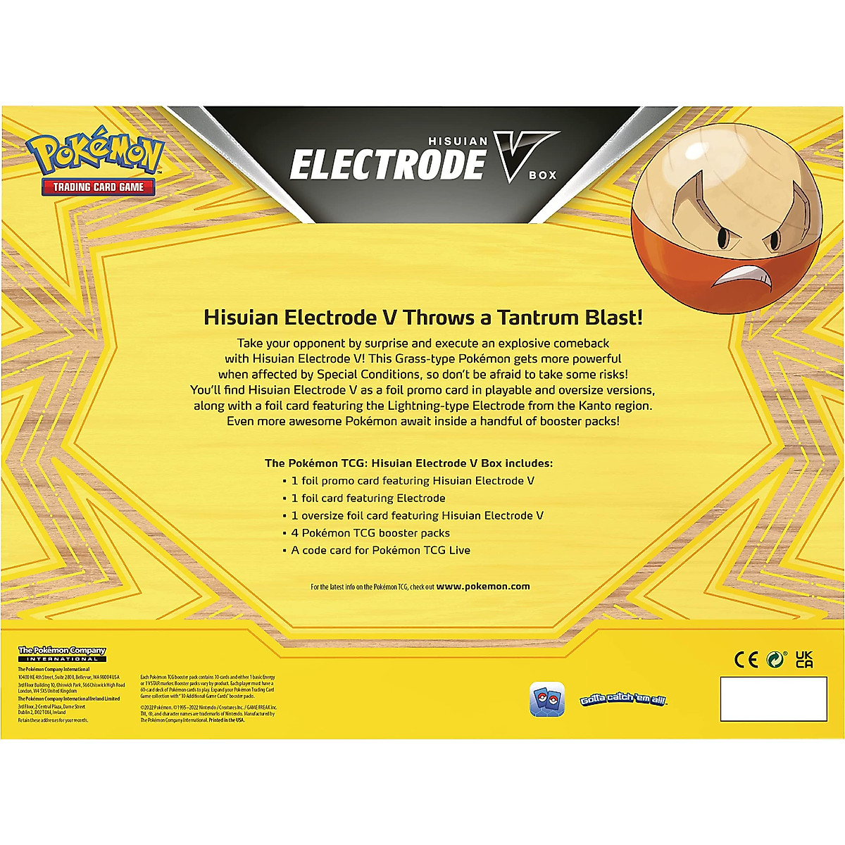 Pokemon TCG: Hisuian Electrode V Box