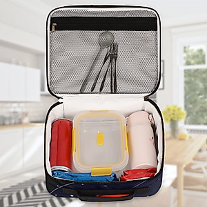 Solar System Planet Print Insulated Lunch Box for Boys Girls Adult, Reusable Back to School Lunch Bag, Leakproof Meal Prep Tote Kit Cooler Bag Lunch Tote Bag for Work Beach Outdoor