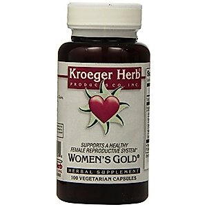 Kroeger Herb Women's Gold Capsules, 100 Count