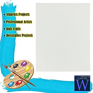 4x4 White Canvas Boards for Painting Bulk 24 Pack.Paint Canvases for Painting Art.Artist Blank Canvases for Painting 4x4 Canvas Panels.Quality Acid Free Primed Canvas Boards for Acrylic,Oil etc