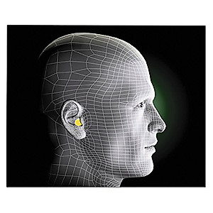 3M 3101001 Ear Classic Earplugs, Pillow Paks, Uncorded, PVC Foam, Yellow, 200 Pairs