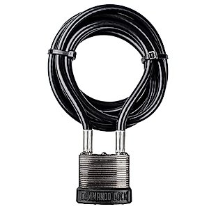 Commando | Cable Lock Steel | Military-Grade | 8 Ft.