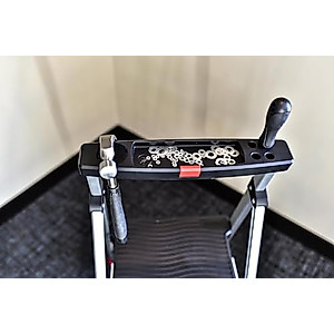 Rubbermaid RMA-2 2-Step Lightweight Aluminum Step Stool with Project Top, Anti-Slip Step Ladder, 225 lb Capacity, Silver Finish