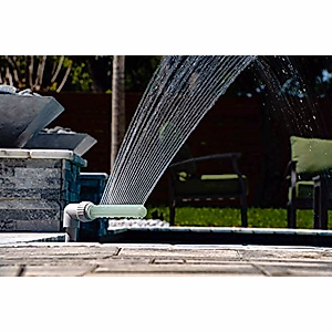 Pool Fountain Swimming Pool Accessories - Waterfalls Cool Warm Pool Water Temperatures, Sprinkler Aerates for Fresh Pool Water, Fits 1.5" Threaded InGround & Above Ground Pool Fountains Return Jets