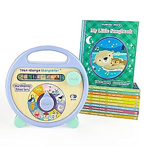 Take-Along Storyteller Bedtime Stories Interactive Electronic Take Along Storyteller with 11 Books, Ages 3-8