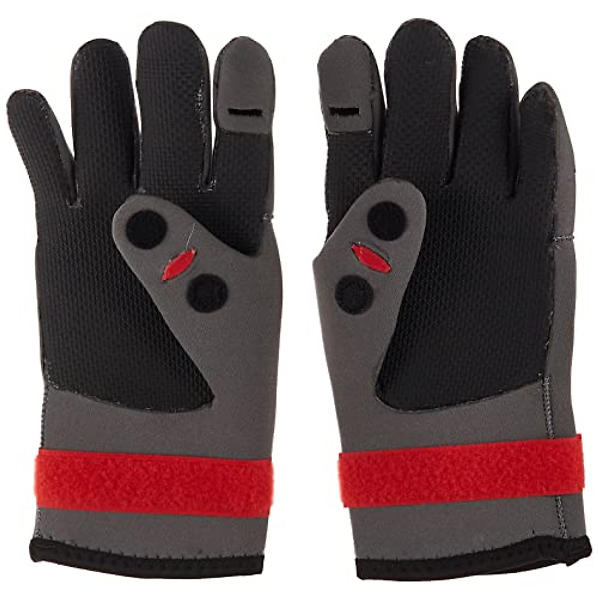 Berkley BTNFGG NEOPENE FISH GRIP GLOVES Neoprene Fishing Gloves, Grey