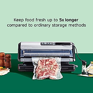 FoodSaver Vacuum Sealer Machine and Express Vacuum Seal Bag Maker with Sealer Bags and Roll and Hendheld Vacuum Sealer for Airtight Food Storage and Sous Vide, Black