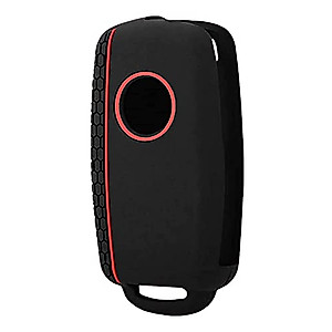 KAWIHEN Silicone Key Fob Cover Compatible with for Volkswagen Bettle Golf Jetta Passta HLO1J0959753AM HLO1J0959753D NBG735868T NBG 735868T