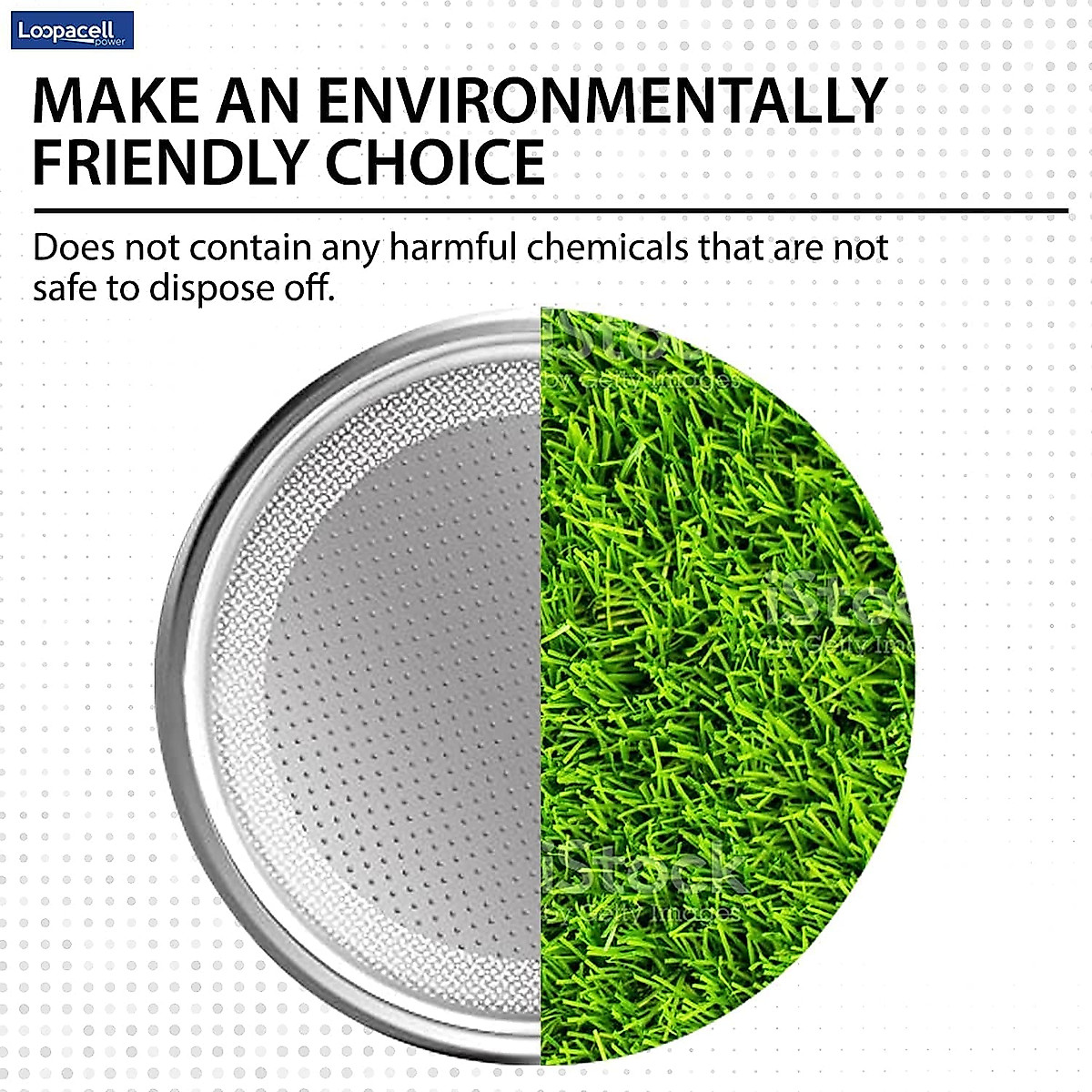 LOOPACELL CR2032 3V Lithium Coin Battery (20 Pack) – High Capacity Button Round Batteries for Watch, Remote – 2032 Flat Circle Cell Button Battery